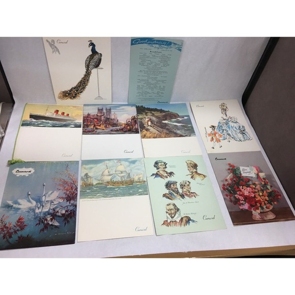 Unbranded | Art | 6 Menus From Rms Queen Mary Cunard | Poshmark